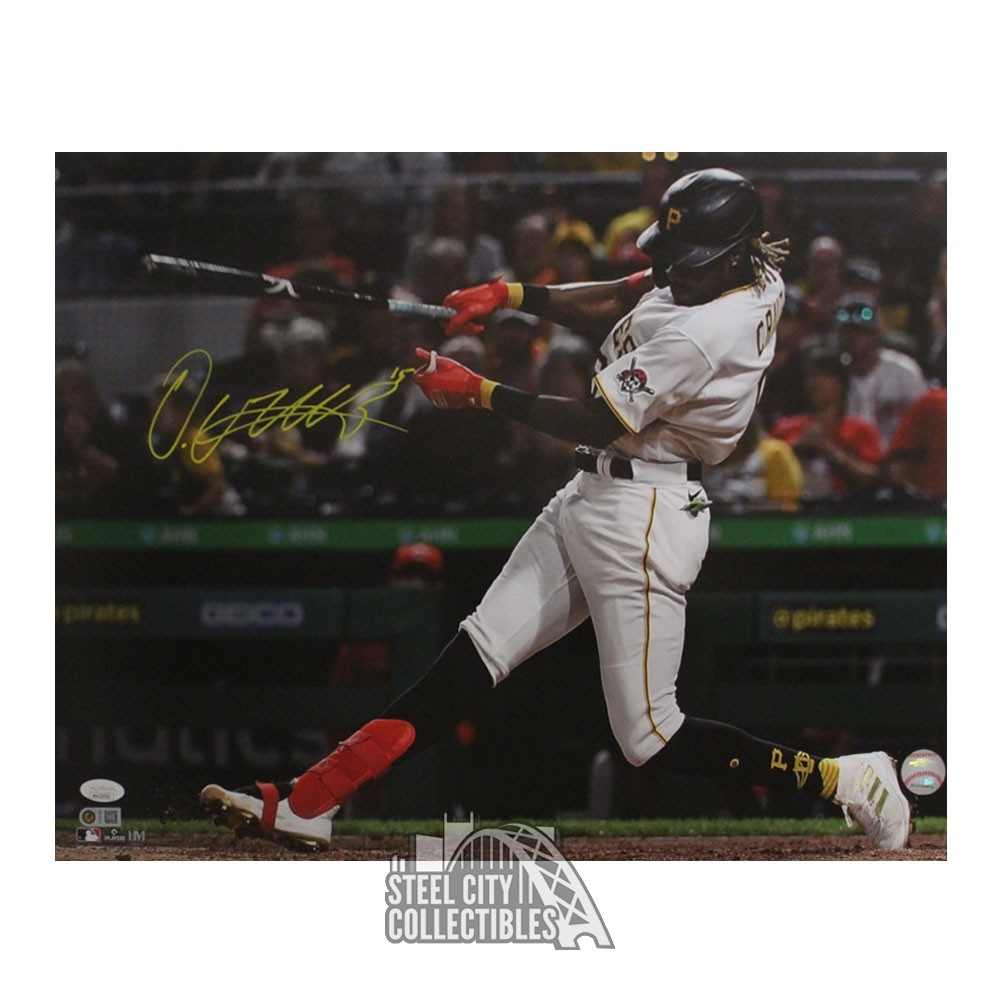Oneil Cruz Autographed Pittsburgh 16x20 Swinging Baseball Photo - JSA ...