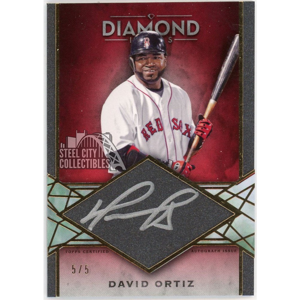 David Ortiz 2022 Topps Diamond Icons Silver Ink Red Autograph Card #SI ...