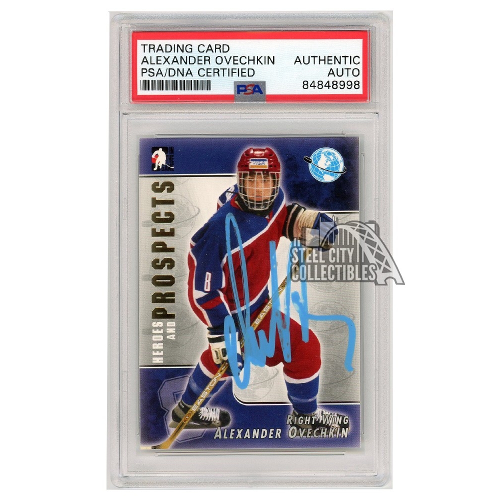 Alexander Ovechkin 2004-05 ITG Heroes & Prospects Autograph RC Card ...