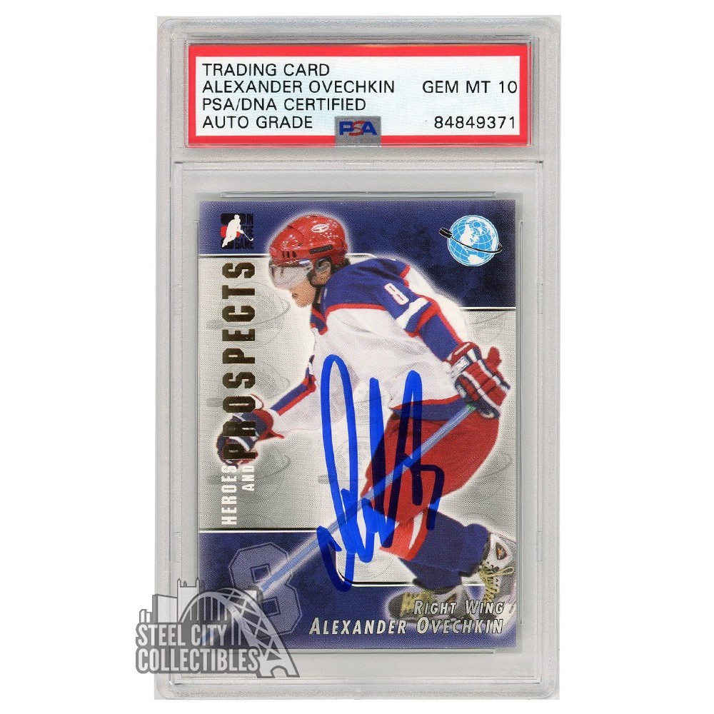 Alexander Ovechkin 2004-05 ITG Heroes & Prospects Autograph RC Card ...