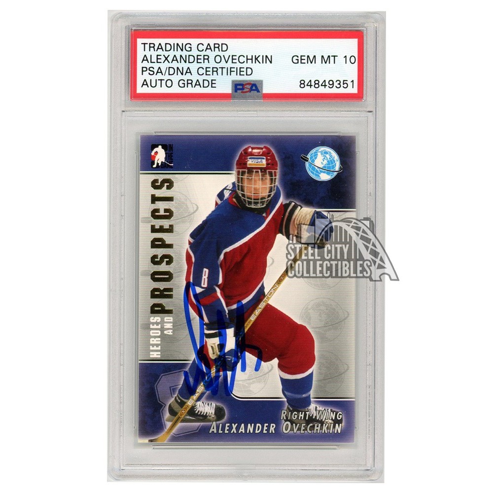 Alexander Ovechkin 2004-05 ITG Heroes & Prospects Autograph RC Card ...