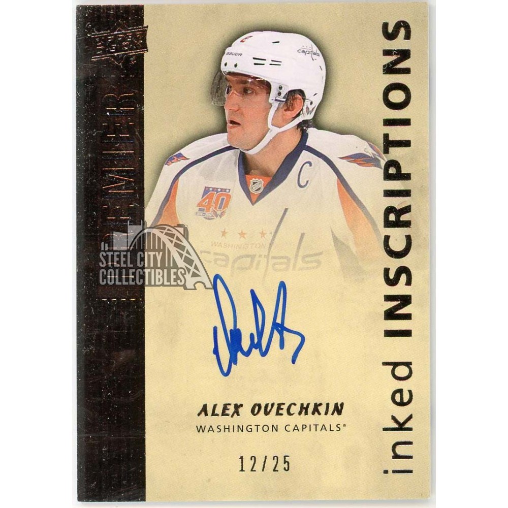Alex Ovechkin 2014-15 Upper Deck Premier Inked Inscriptions Autograph ...