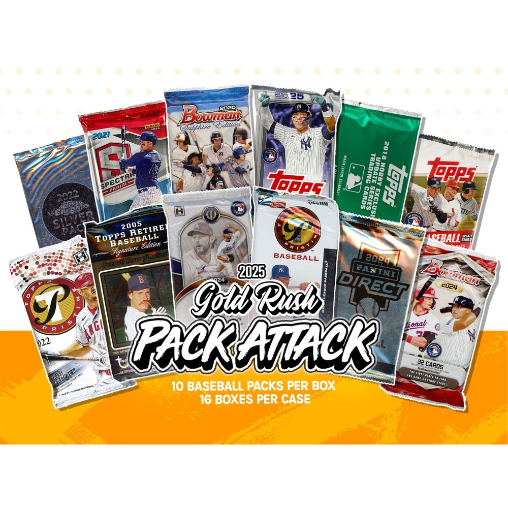 2025 Gold Rush Pack Attack Baseball Box | Steel City Collectibles