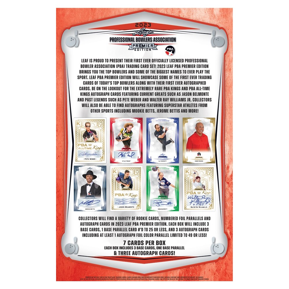 2023 Leaf PBA Bowling Premier Edition Box | Steel City Collectibles
