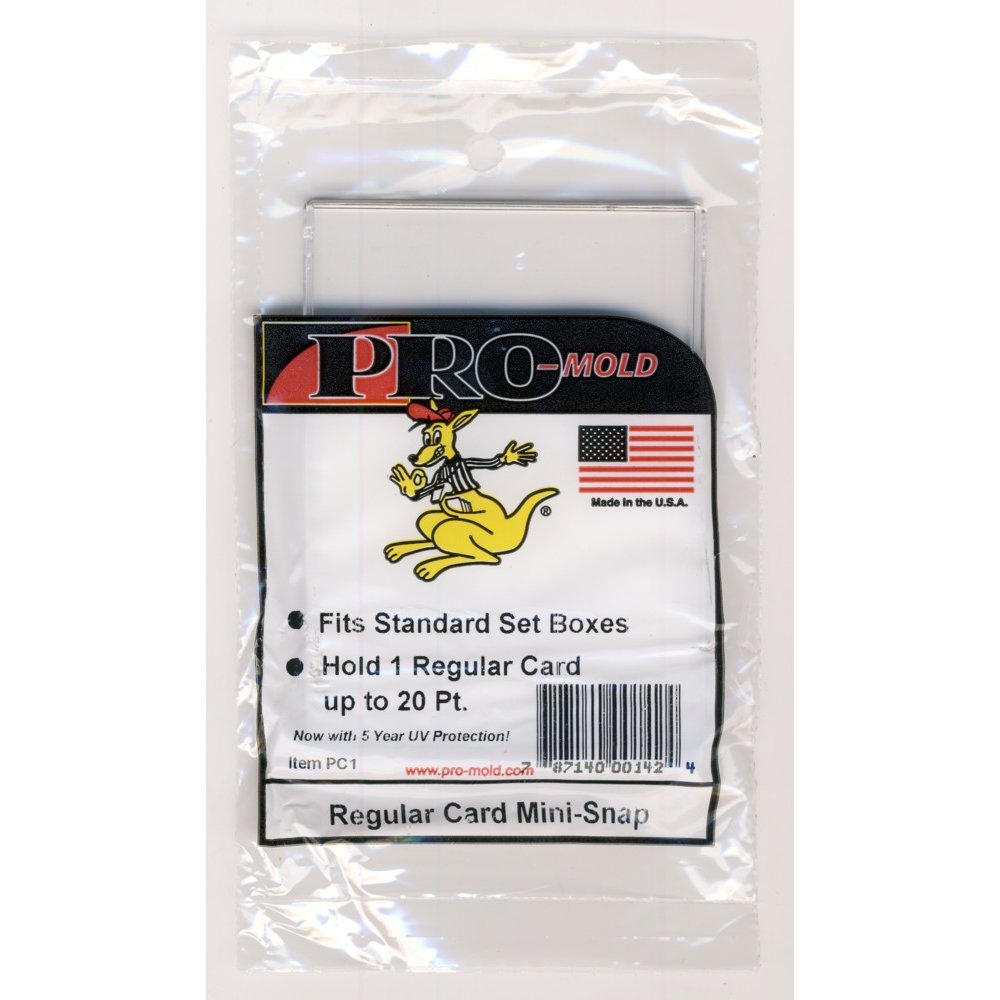Pro Mold PC1 Mini-Snap Regular Card Holder 20pt | Steel City Collectibles
