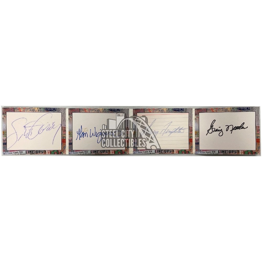 Steve Garvey Wiggins Templeton Nettles 2017 Historic Autographs Line ...