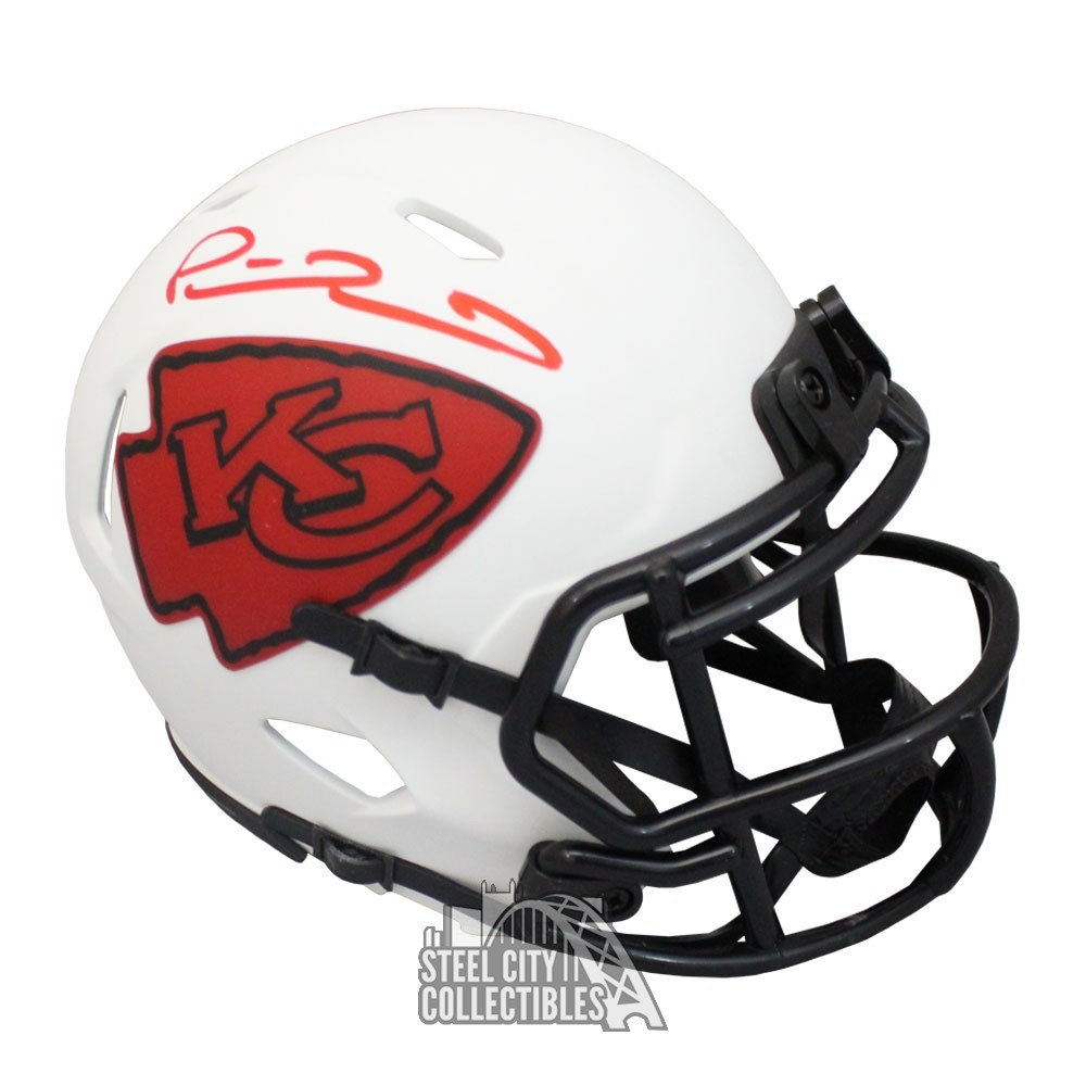 Patrick Mahomes Autographed Kansas City Lunar Eclipse Mini Helmet - BAS ...