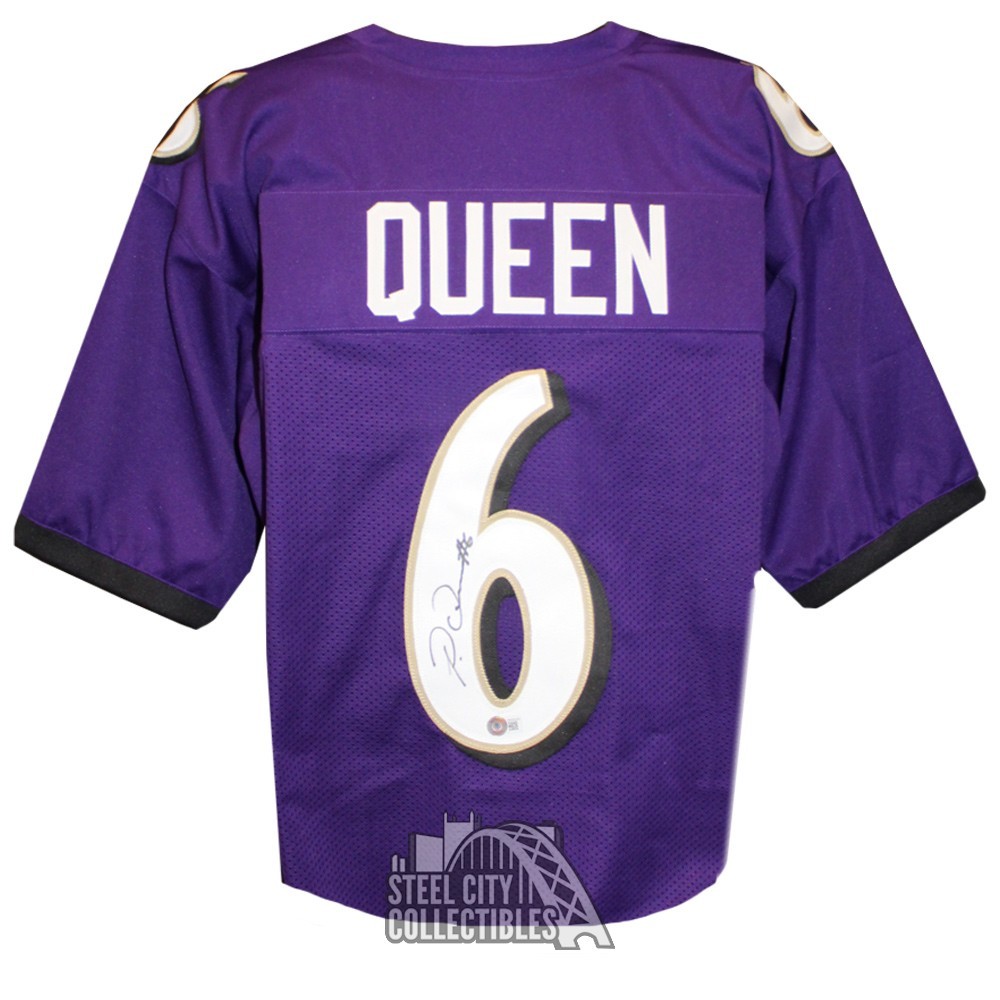 Patrick Queen Autographed Baltimore Custom Purple Football Jersey - BAS ...