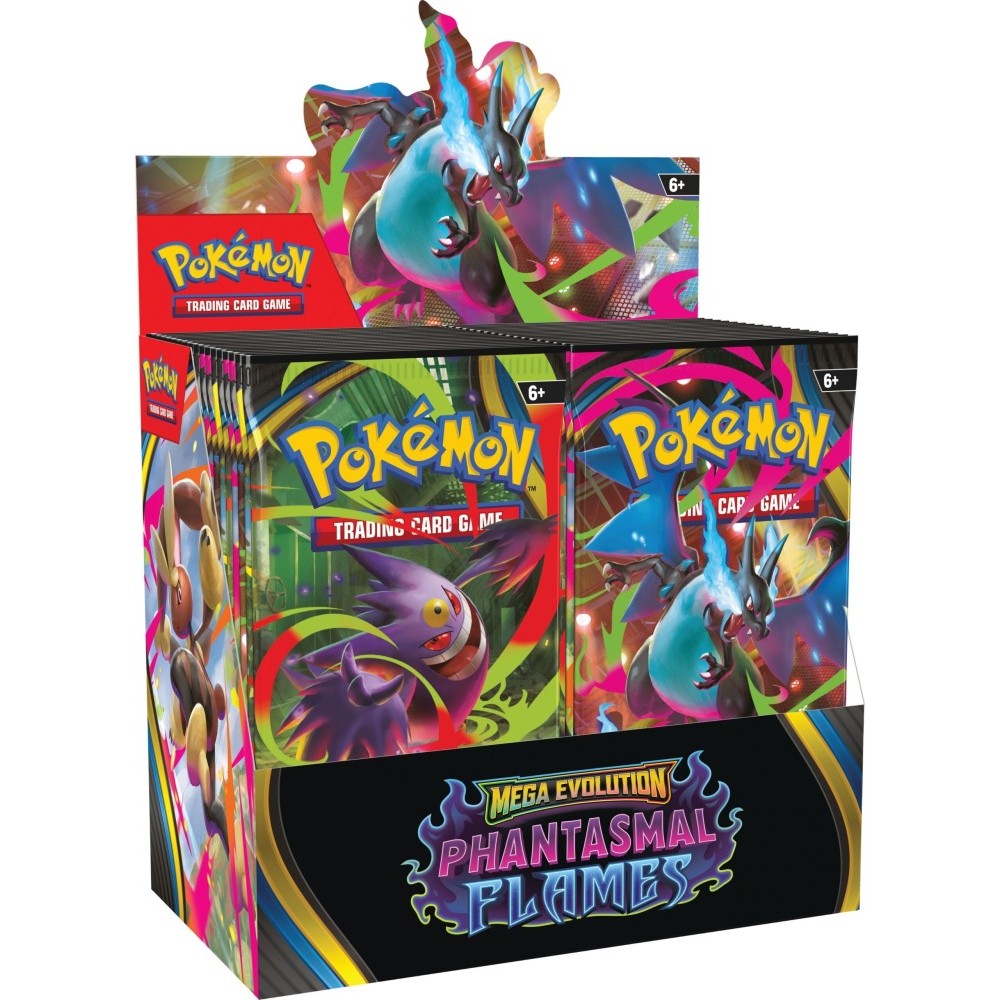 Pokemon Mega Evolution ME2 Phantasmal Flames Booster Box | Steel City ...