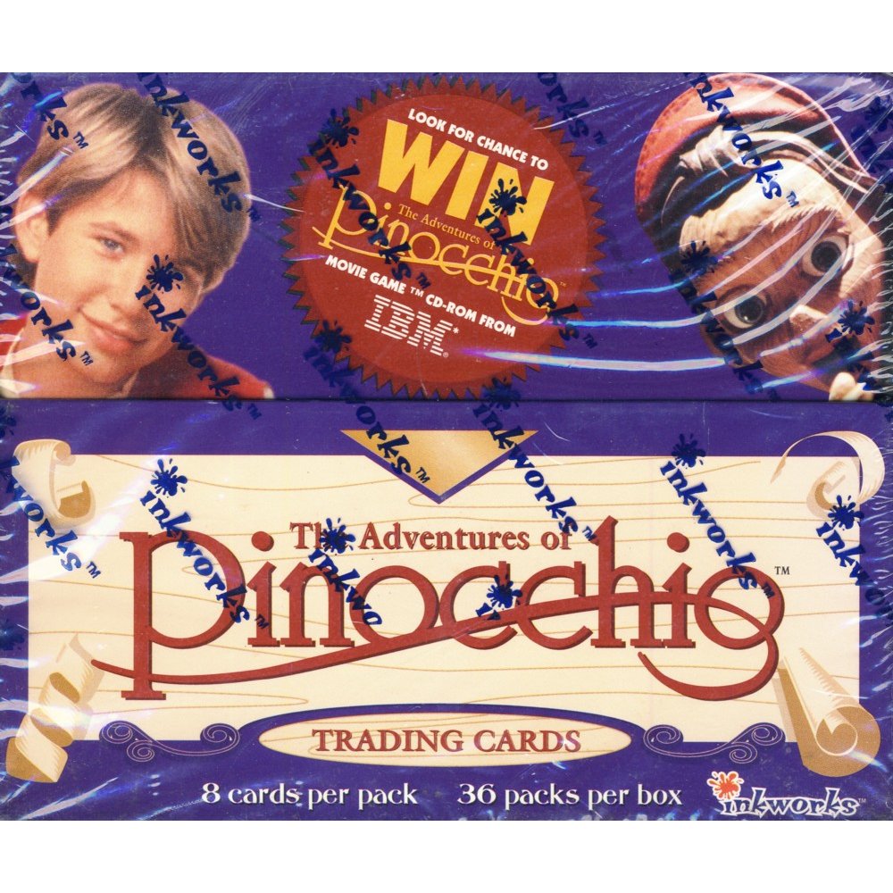 1996 Inkworks The Adventures of Pinocchio Trading Cards Box | Steel ...