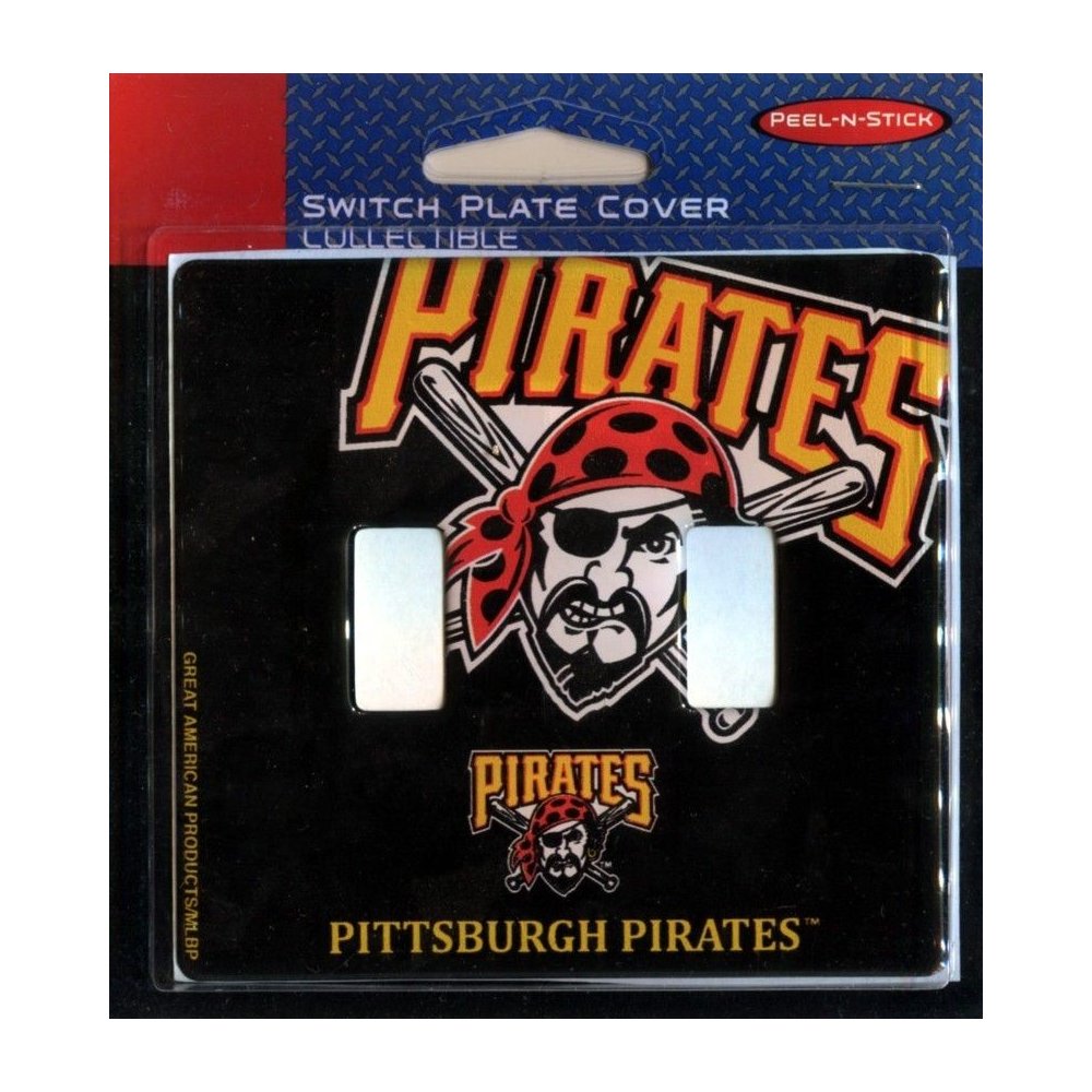 Pittsburgh Pirates MLB Dual Switch Plate Cover | Steel City Collectibles