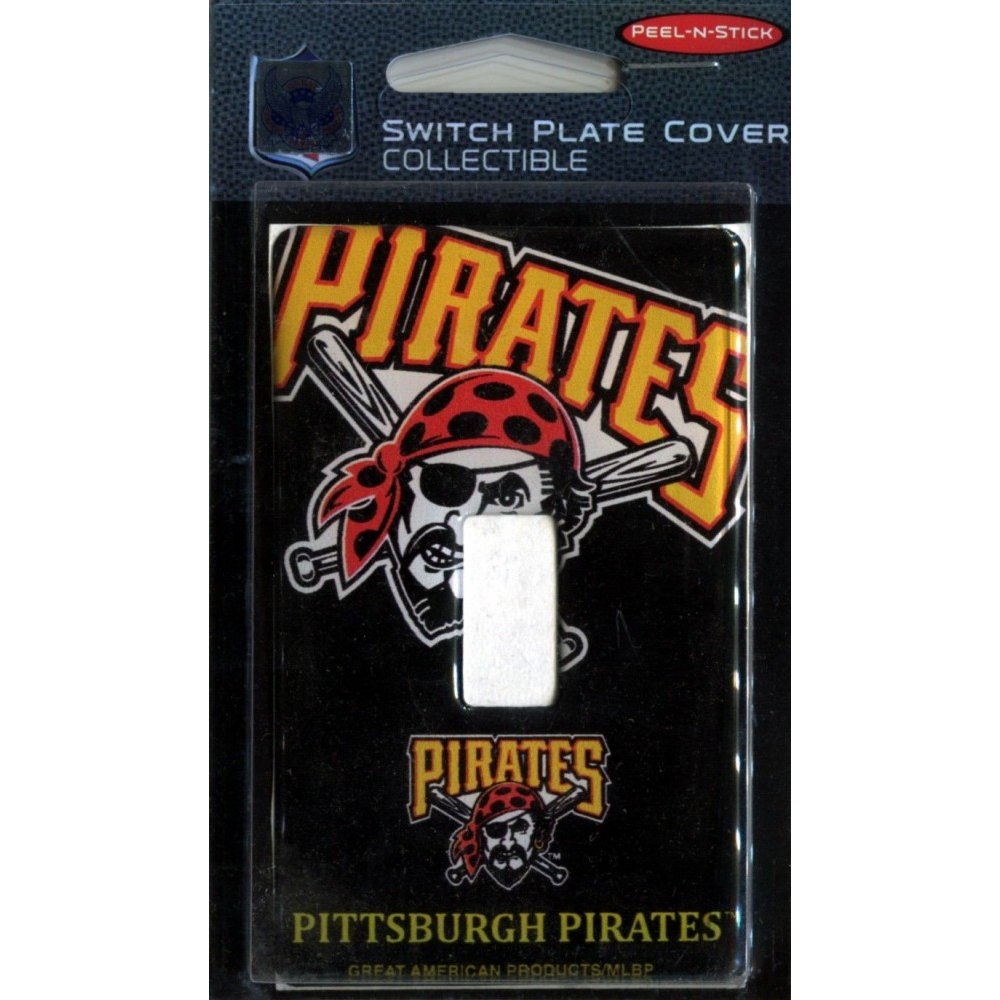Pittsburgh Pirates MLB Single Switch Plate Cover | Steel City Collectibles