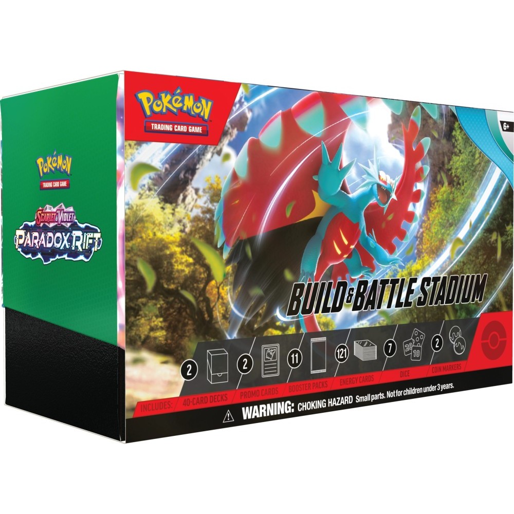 Pokemon Scarlet & Violet Paradox Rift Battle Stadium 6-Box Case | Steel ...