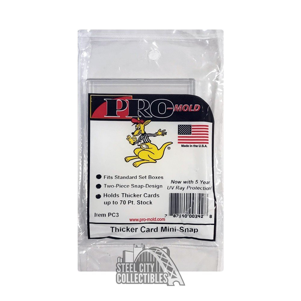 Pro Mold PC3 Thicker Card Mini-Snap 70pt Holder | Steel City Collectibles
