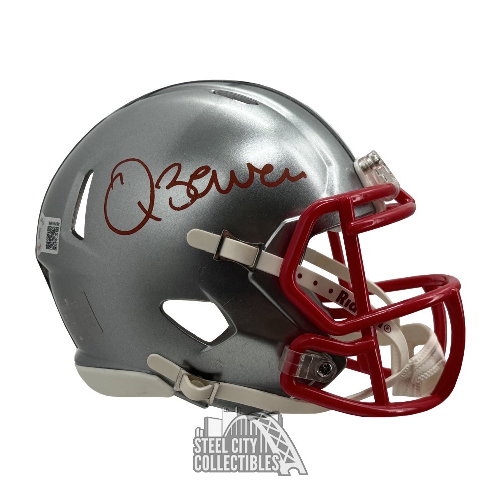 Quinn Ewers Autographed Ohio State Flash Mini Football Helmet - BAS ...