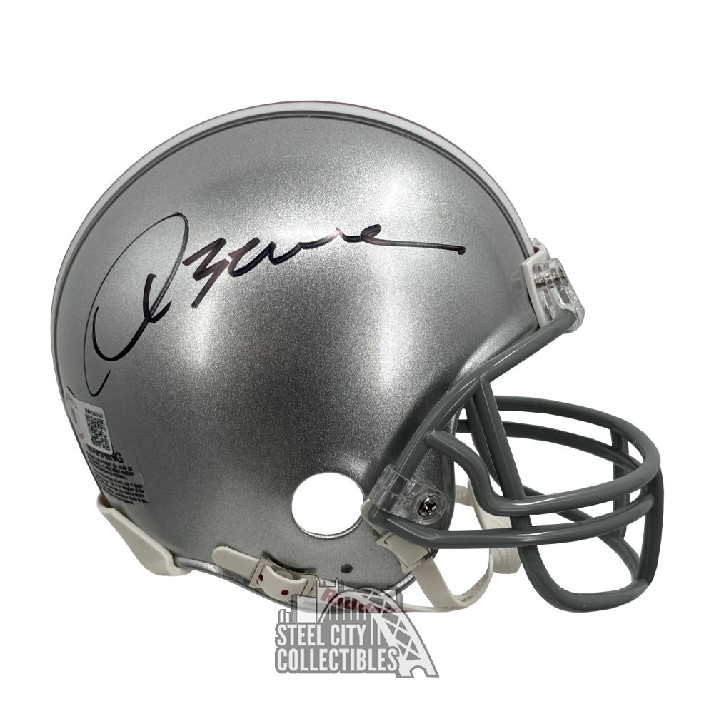 Quinn Ewers Autographed Ohio State Mini Football Helmet - BAS | Steel ...