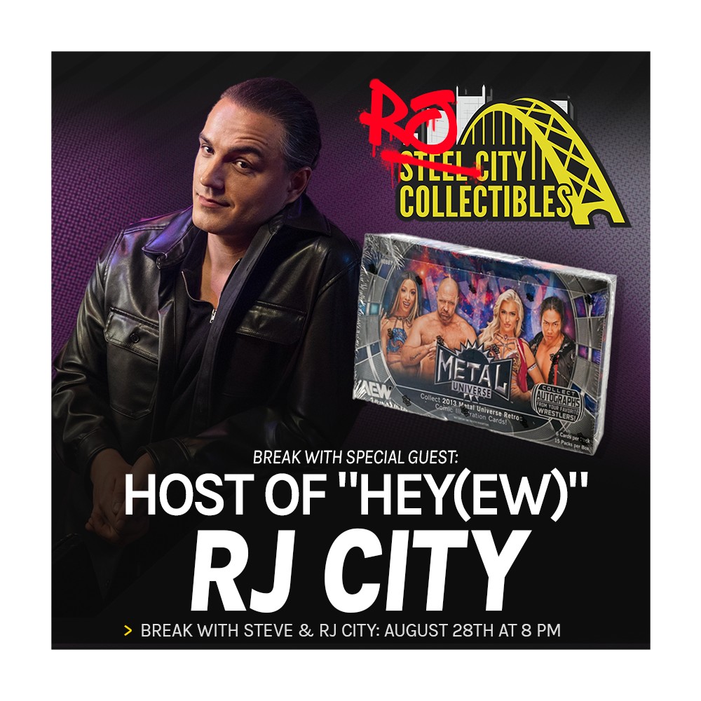 SPECIAL GUEST - RJ CITY - 2025 Upper Deck AEW Skybox Metal Universe ...