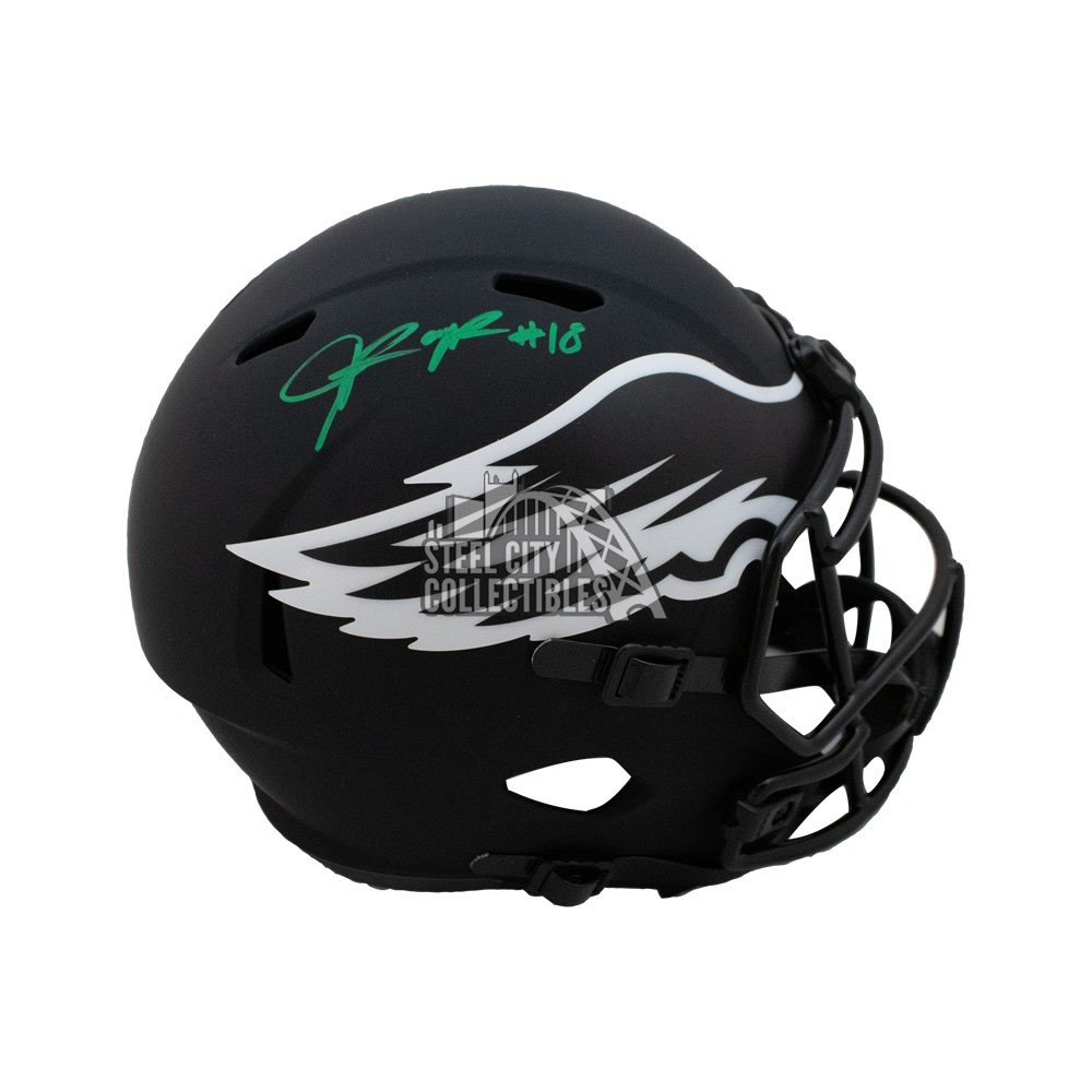 Jalen Reagor Autographed Eagles Eclipse Full Size Replica Football ...