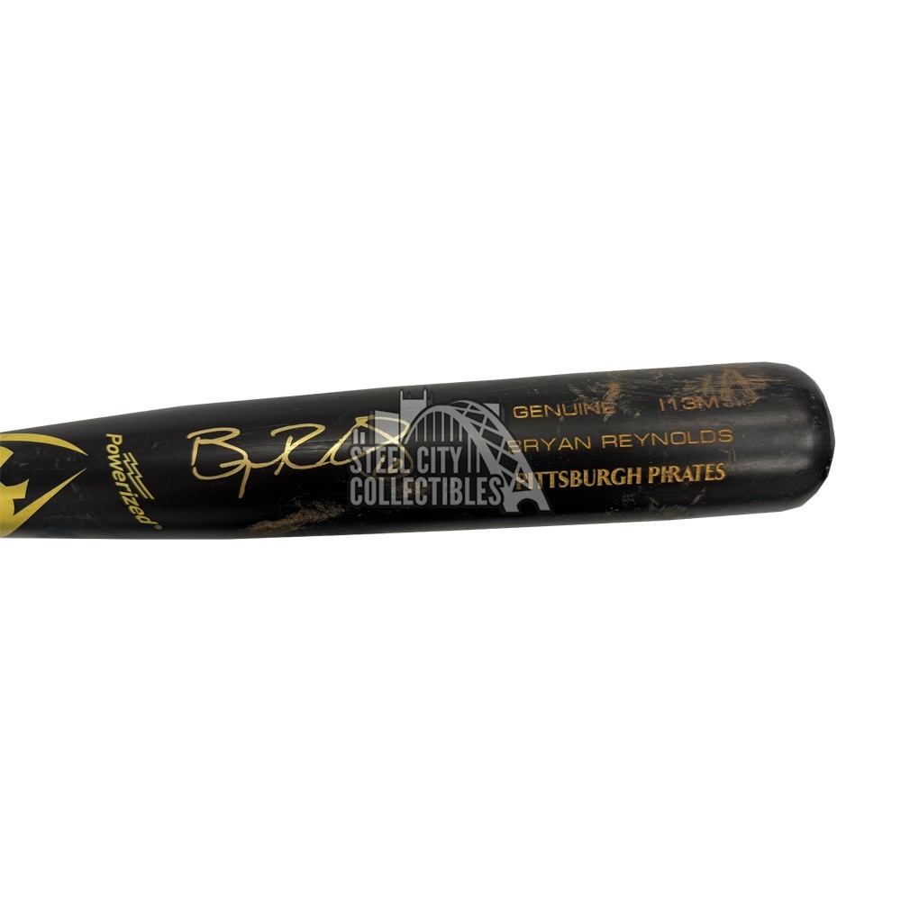Bryan Reynolds Autographed Game Used Pittsburgh Louisville Slugger ...