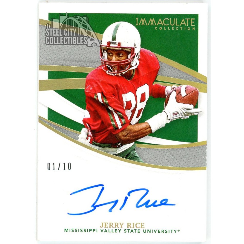 Jerry Rice 2021 Panini Immaculate Collegiate Autograph Card #II-JR 01/ ...
