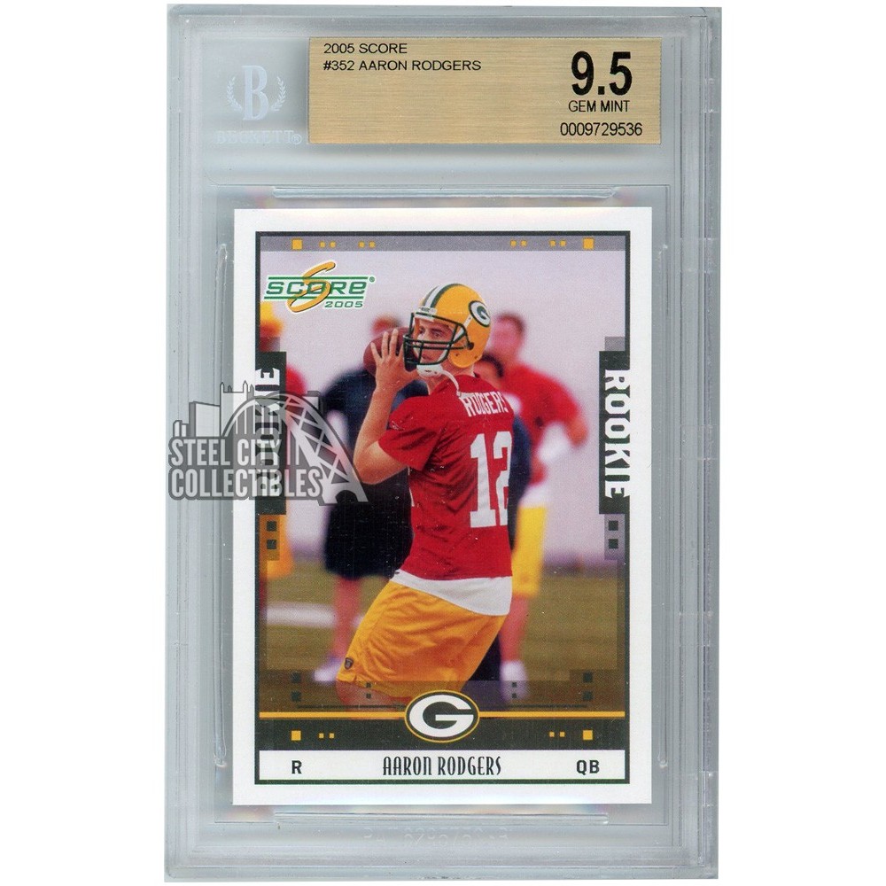 Aaron Rodgers 2005 Score Rookie #352 BGS 9.5 | Steel City Collectibles