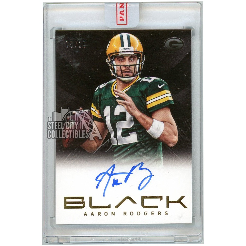 Aaron Rodgers 2013 Panini Black Auto 9/10 | Steel City Collectibles