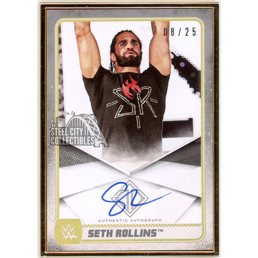 Seth Rollins 2020 Topps Transcendent WWE Autograph Card #A-SR /25 ...
