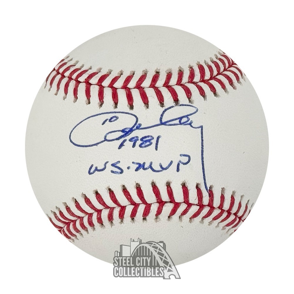 Ron Cey 1981 WS MVP Autographed Official MLB Baseball - JSA | Steel ...