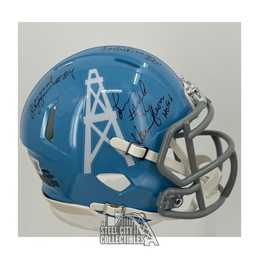 Steelers Mini Helmet Houston Oilers Authentic Speedflex 1981-1998 ...