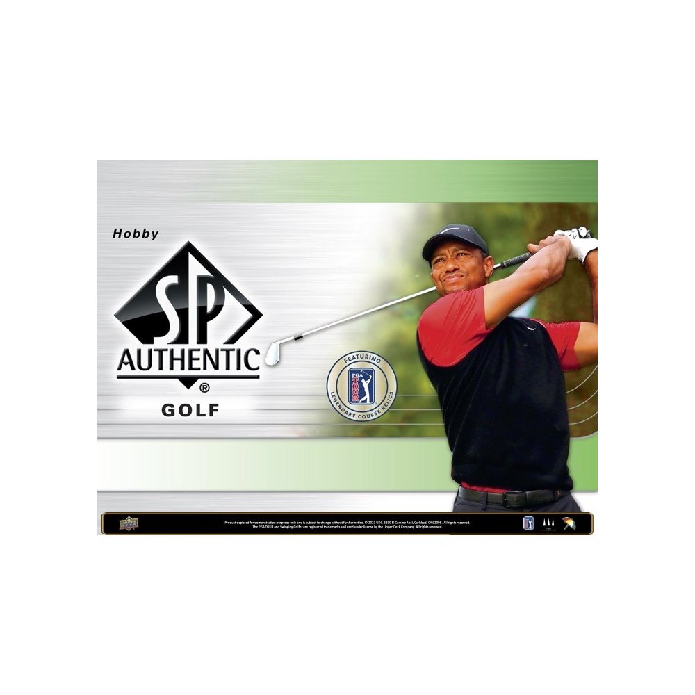 2021 Upper Deck SP Authentic Golf Hobby Box | Steel City Collectibles