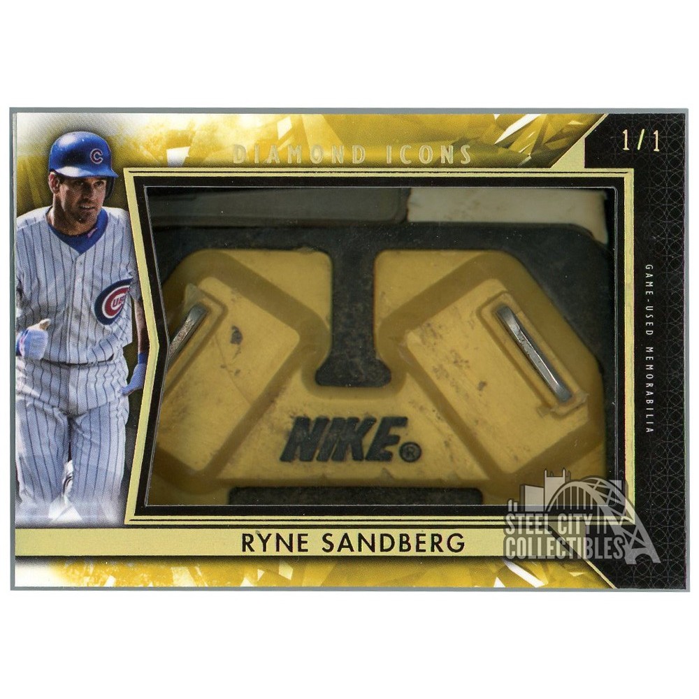 Ryne Sandberg 2019 Topps Diamond Icons Prominent Pieces Game-Used Cleat ...