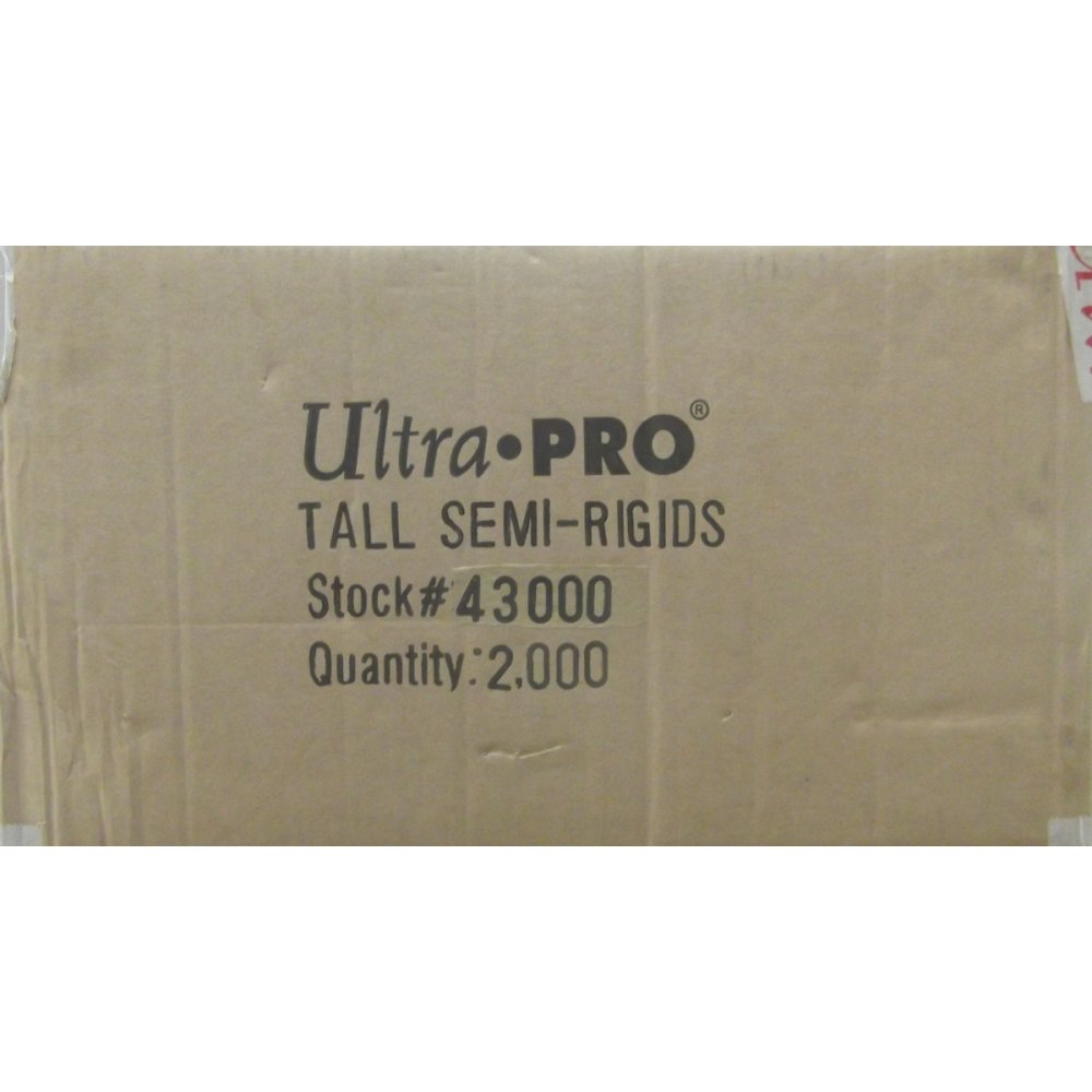 3X4 Ultra Pro Semi-Rigid Card Holders Case of 2000 | Steel City ...