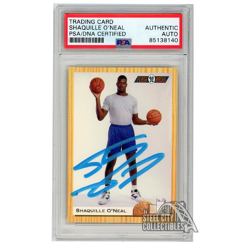 Shaquille O'Neal 1992-93 Classic Flashbacks Autograph Rookie Card #104 ...