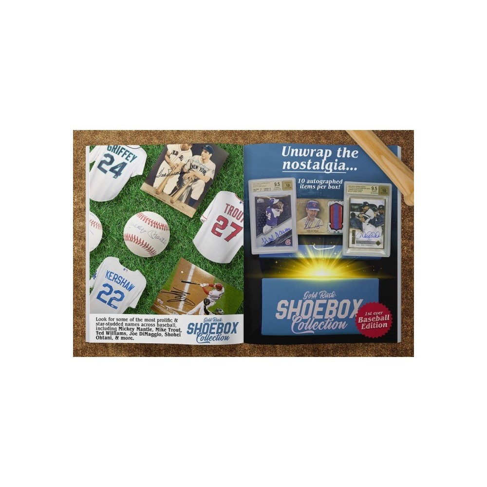2023 Gold Rush Shoebox Collection Baseball Edition Box Random 2-Hit ...