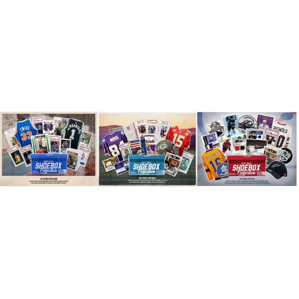 2024 Gold Rush Shoebox 3-Box Multi-Sport Mixer Random 2-Hit Group Break ...