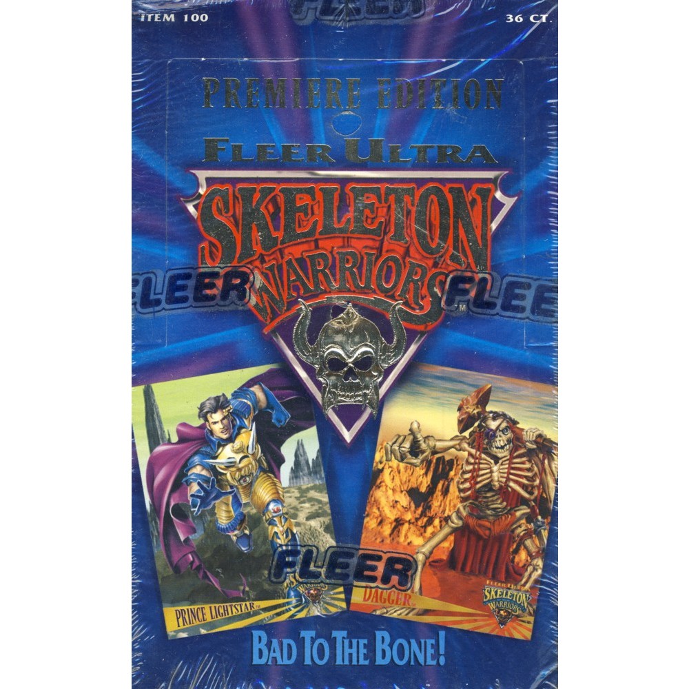 1995 Fleer Ultra Skeleton Warriors Premiere Edition Trading Cards Box ...