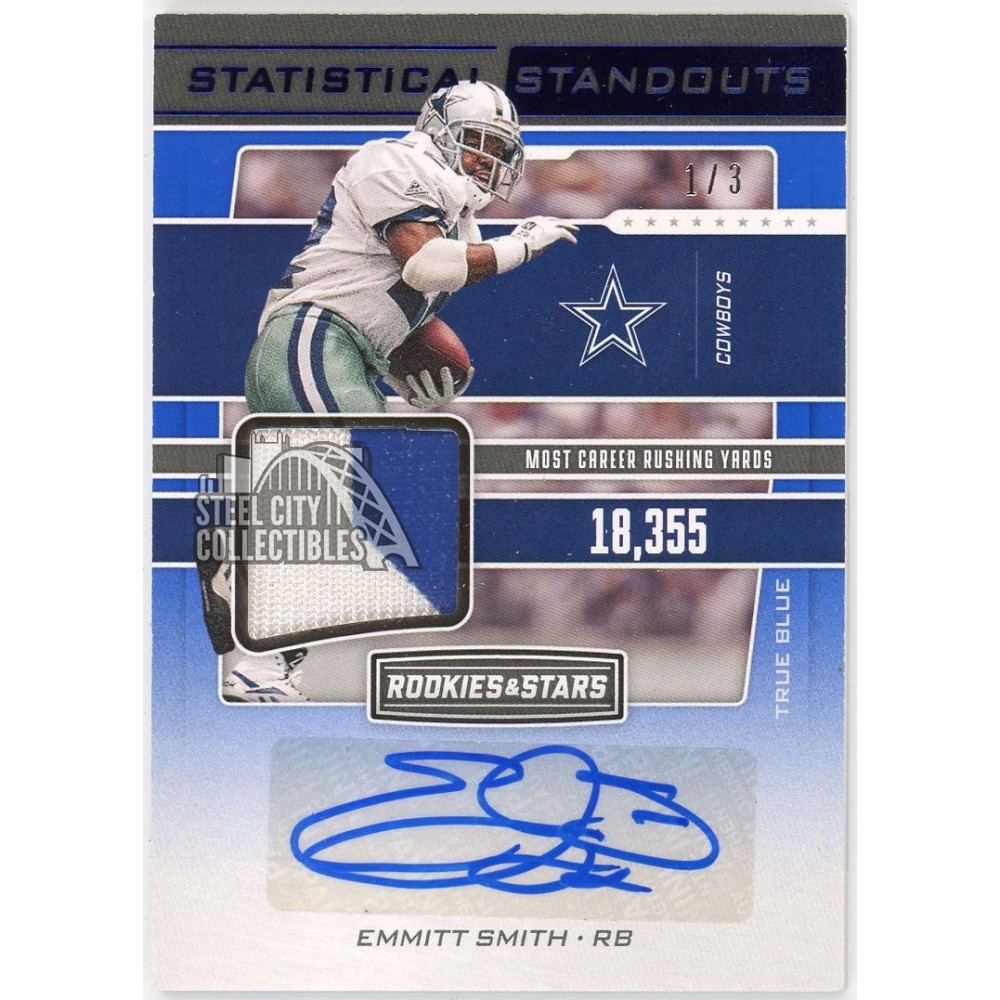 Emmitt Smith 2019 Panini Rookies & Stars Statistical Standouts Patch ...