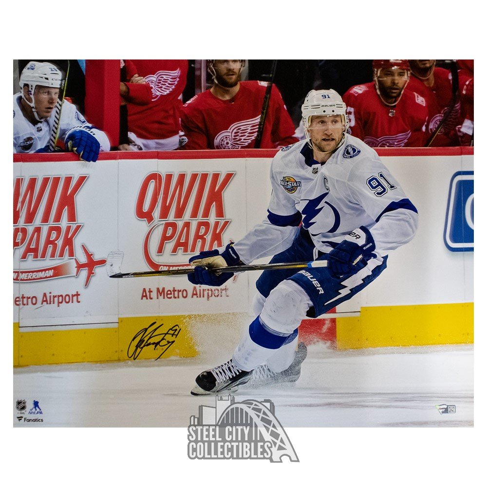 Steven Stamkos Autographed Lightning 16x20 Photo - Fanatics | Steel ...