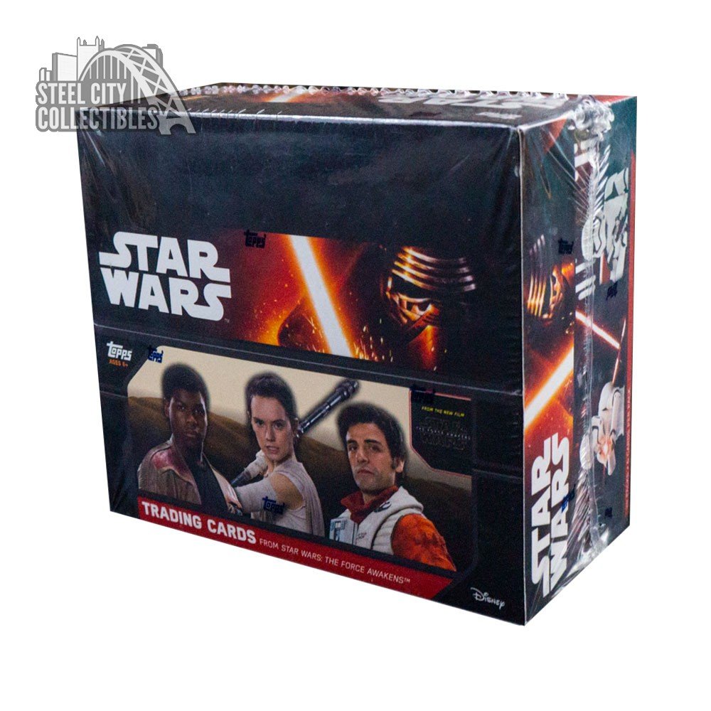 2016 Topps Star Wars Force Awakens Series 1 Special Hobby Edition Box ...