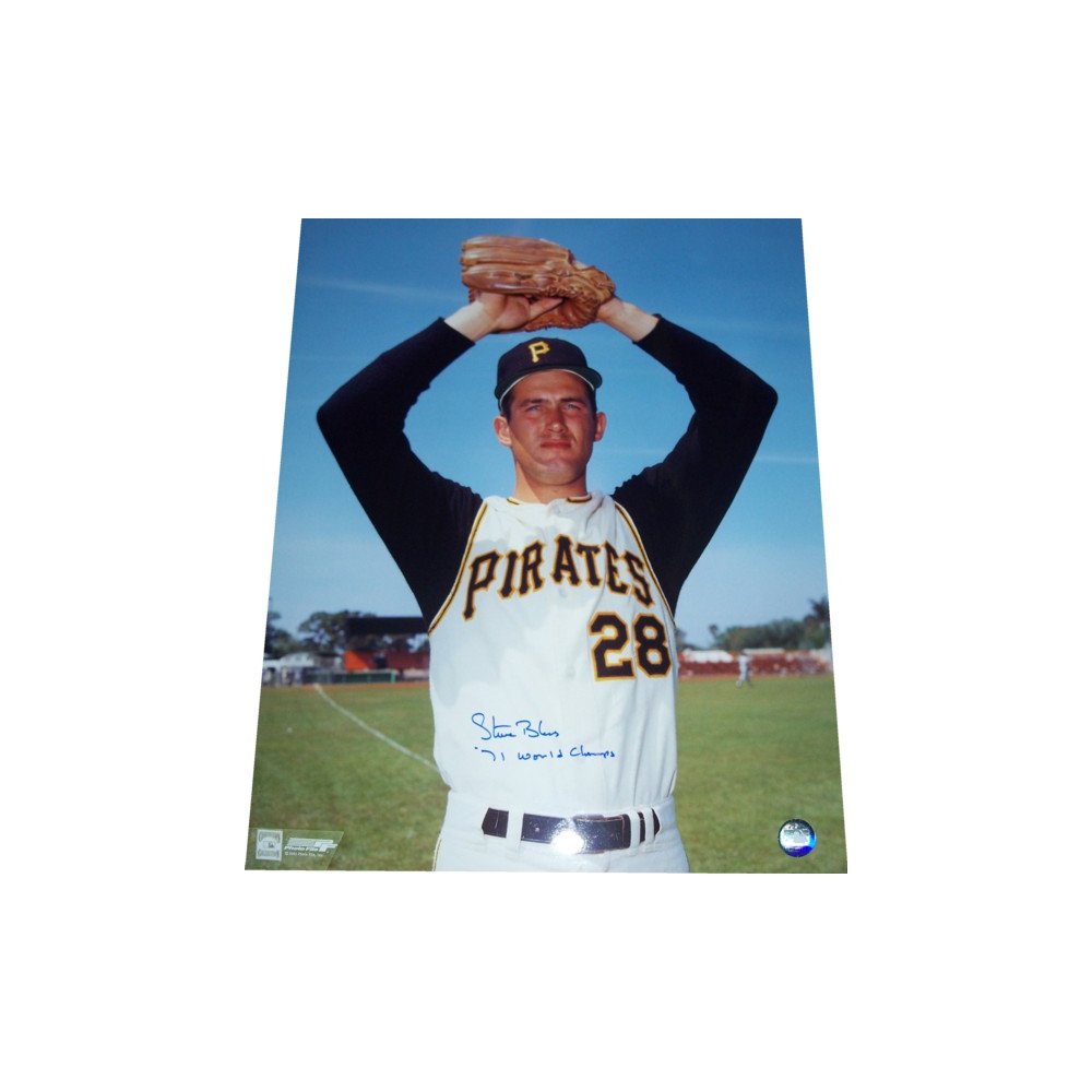 Steve Blass Autographed Pittsburgh Pirates 16x20 Photo (Arms Raised ...