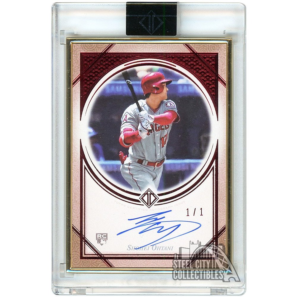 Shohei Ohtani 2018 Topps Transcendent Japan Auto Rookie RC Red 1/1 TA ...