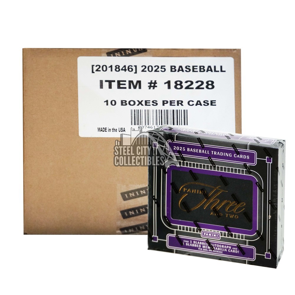 2025 Panini Three and Two Baseball Hobby 10-Box Case | Steel City ...