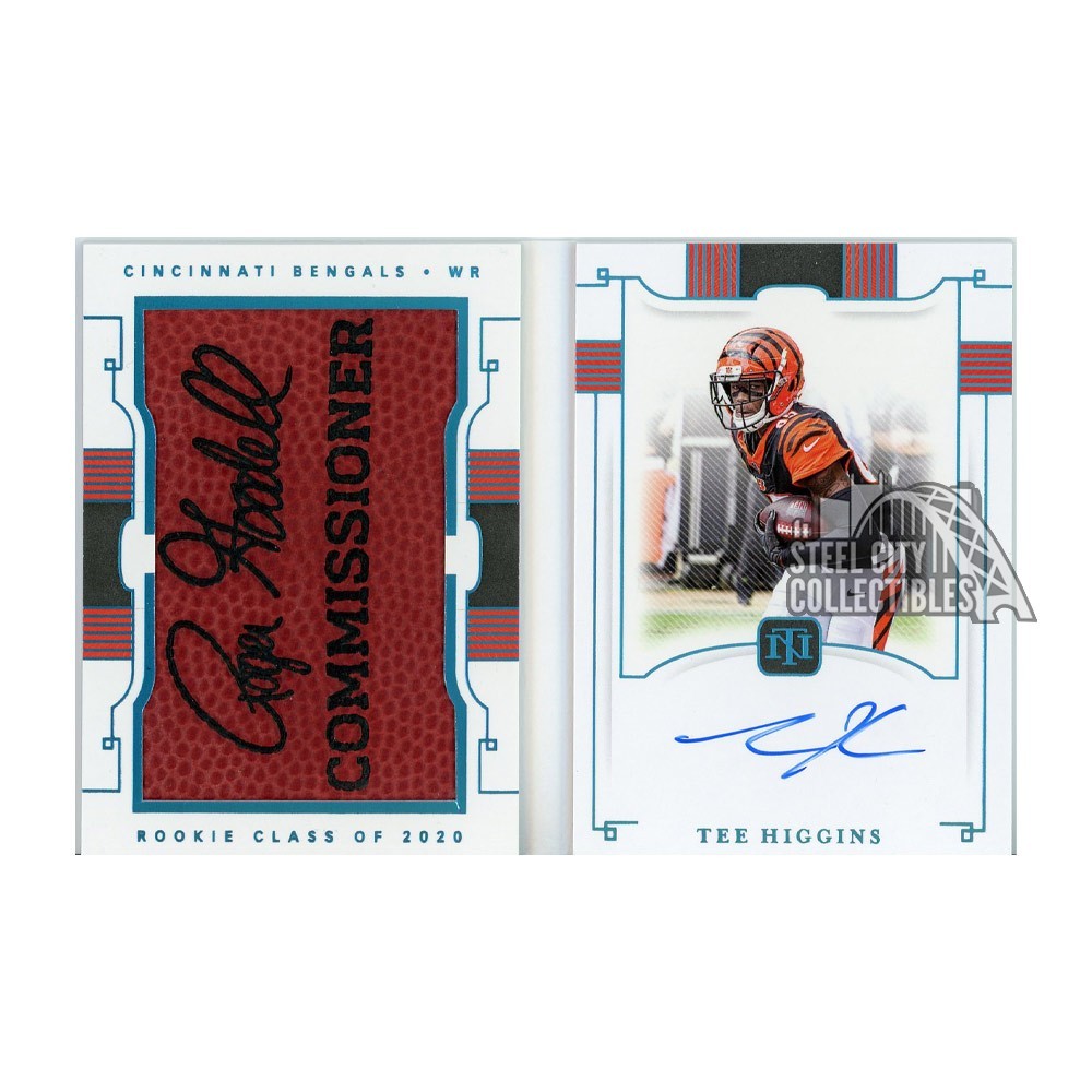 Tee Higgins 2020 Panini National Treasures Rookie Prime Jumbo ...