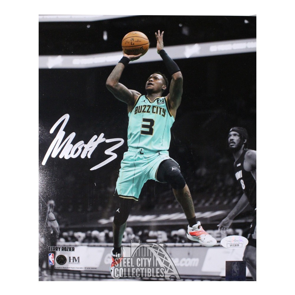 Terry Rozier Autographed Charlotte 8x10 Basketball Photo - JSA (Jump ...