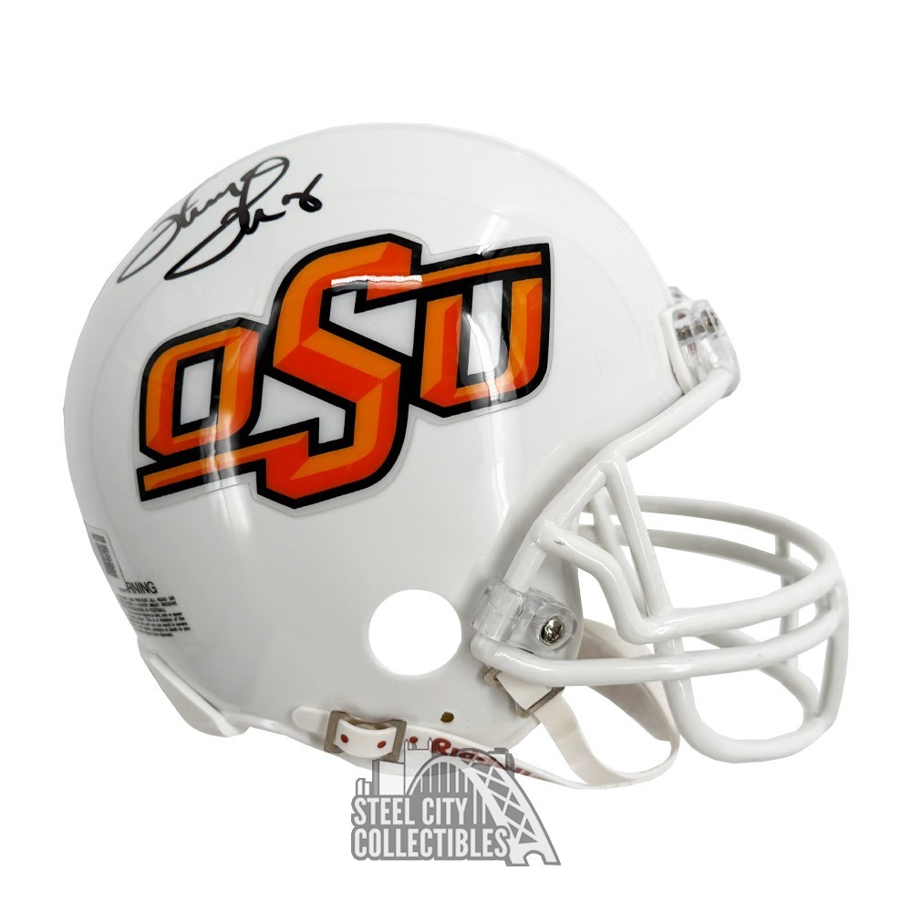 Thurman Thomas Autographed Oklahoma State Mini Football Helmet - BAS ...