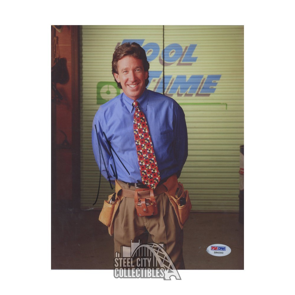 Tim Allen Autographed Tim "The Tool Man Taylor" Home Improvement 8x10 ...