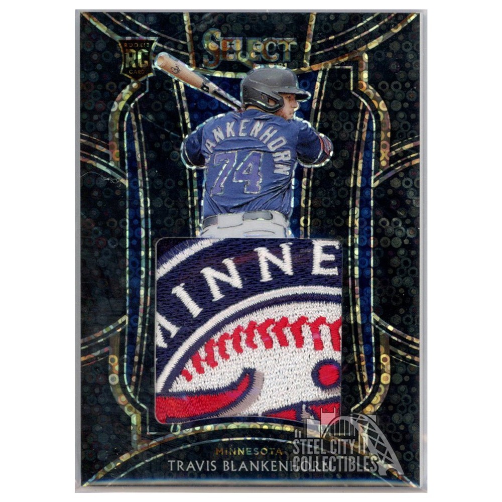 Travis Blankenhorn 2021 Panini Select Rookie Jumbo Black Disco Patch Card #RJS-TB 1/1 | Steel ...