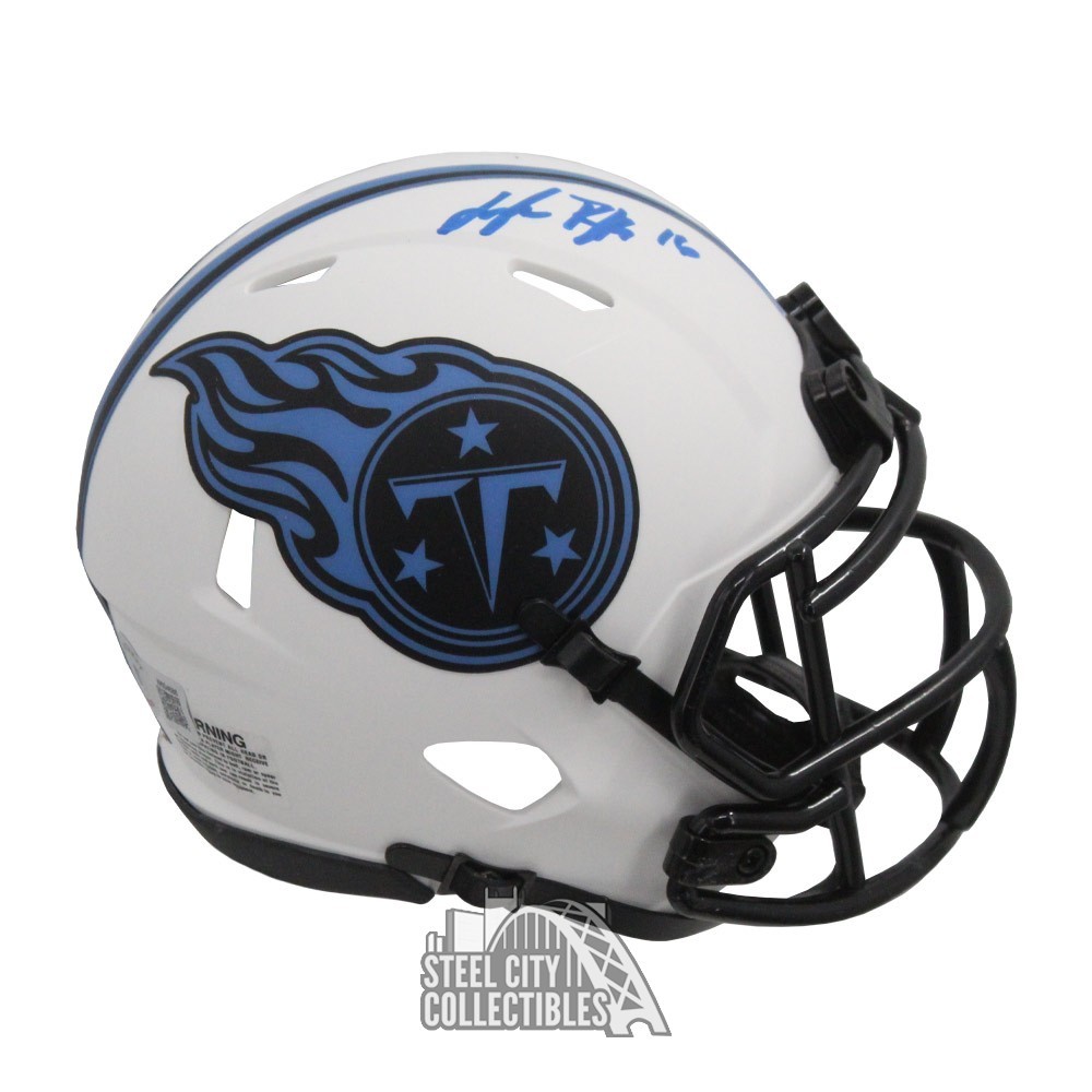 Treylon Burks Autographed Tennessee Lunar Eclipse Mini Football Helmet ... Treylon Burks Autographed Tennessee Lunar Eclipse Mini Football Helmet ...