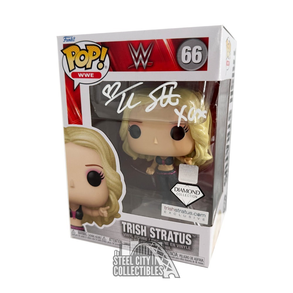 Trish Stratus Autographed WWE Funko Pop - Fanatics | Steel City ...