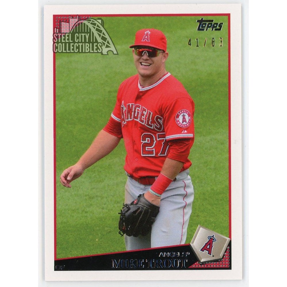 Mike Trout 2018 Topps Transcendent VIP Party Card 2009 Topps 41/83 MT ...